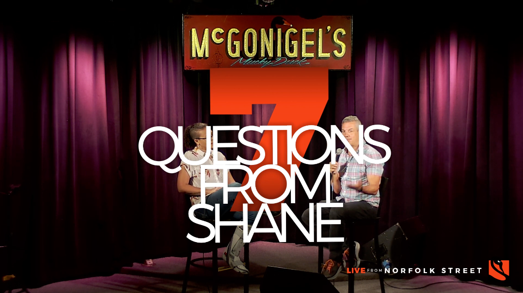Mia Borders | 7 Questions from Shane – Live from Norfolk Street