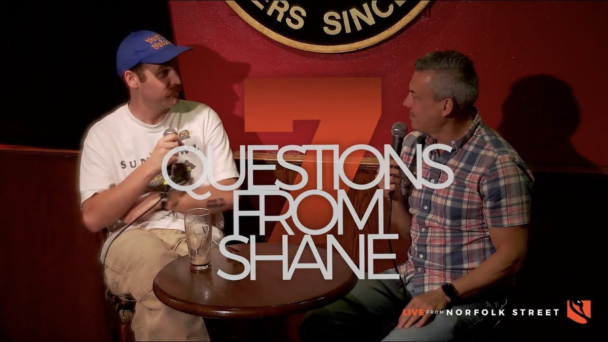 Jack Symes | 7 Questions from Shane – Live from Norfolk Street