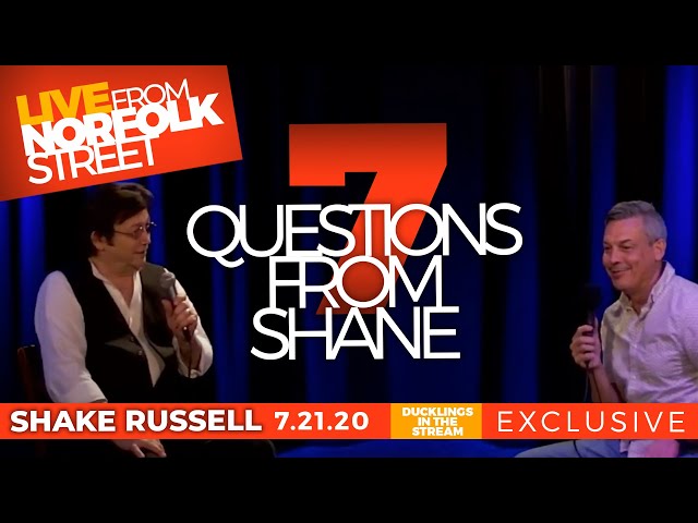 Shake Russell | 7 Questions from Shane – Live from Norfolk Street